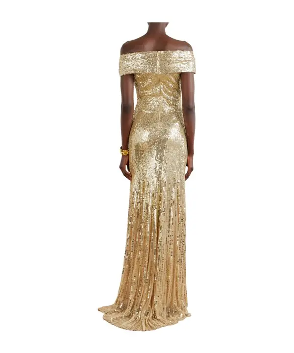 Jenny Packham Embellished Maxi Gown
