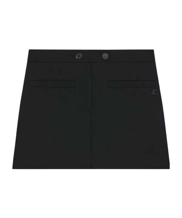COURREGES Courrèges Bandeau Waist Mini Skirt
