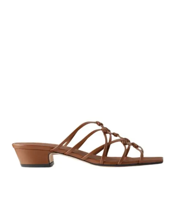 AeydĒ Woven Leather Sandals