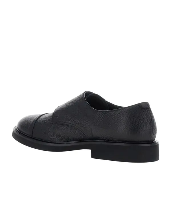 DOUCAL'S Double-buckle Loafers