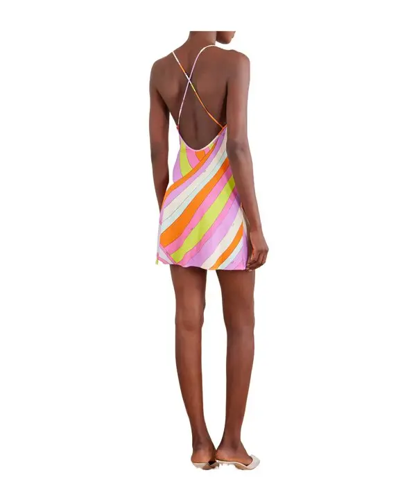 Emilio Pucci Printed Stretch-jersey Mini Dress