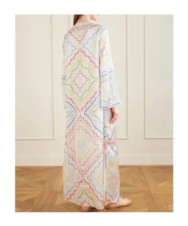 MARY KATRANTZOU Collins Printed Woven Cover-up