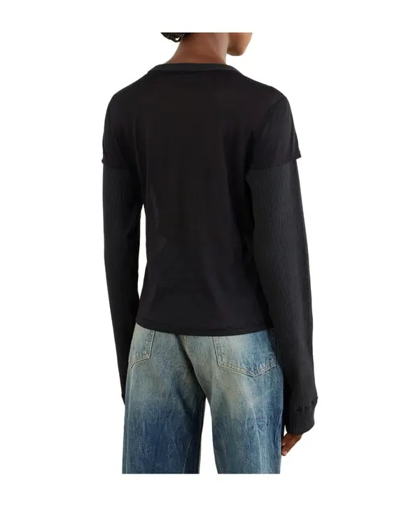 Our Legacy Layered Cotton-blend Cardigan