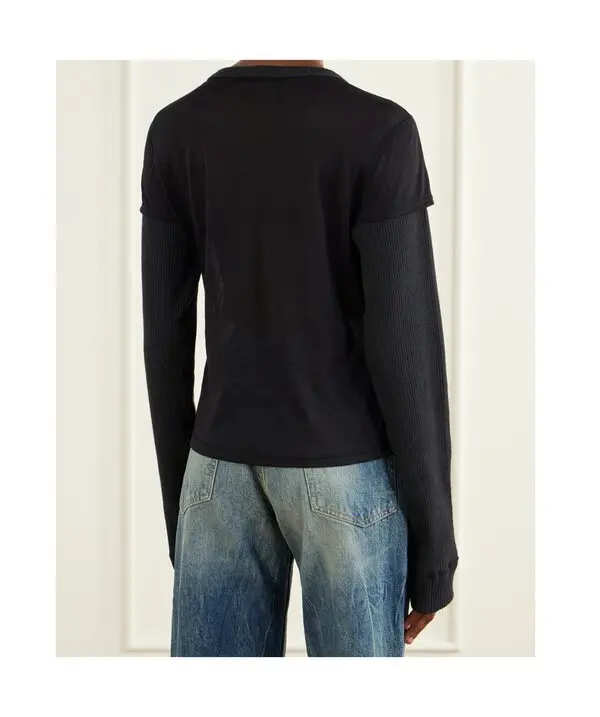 Our Legacy Layered Cotton-blend Cardigan