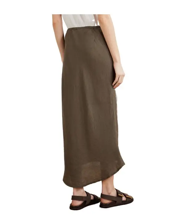 JAMES PERSE Linen Midi Skirt