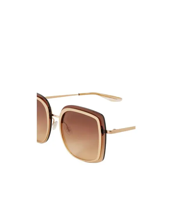 Barton Perreira Oversized Square-frame Gold-tone Titanium Sunglasses