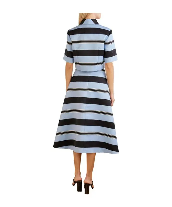 EMILIA WICKSTEAD Striped Twill Shirt