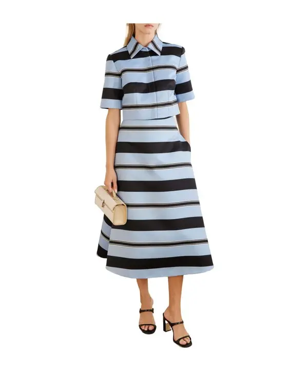 EMILIA WICKSTEAD Striped Twill Shirt