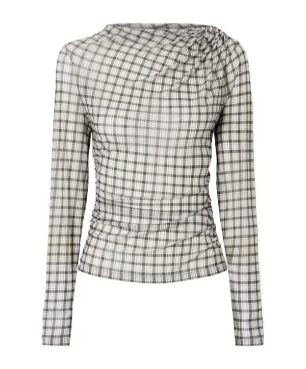 Veronica Beard Lightweight Plaid Top