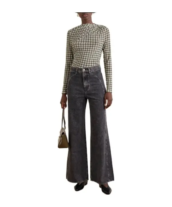 Veronica Beard Lightweight Plaid Top