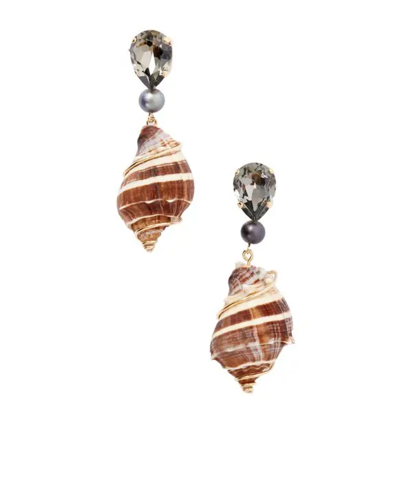 JENNIFER BEHR Alon Seashell Earrings - No