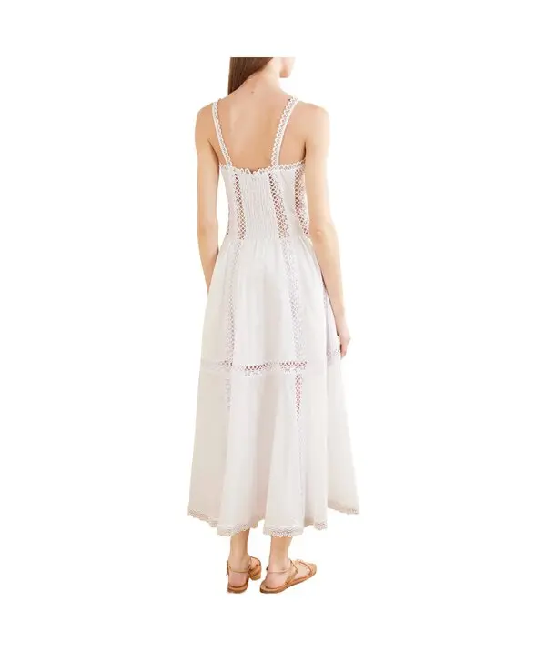 Charo Ruiz Ibiza Broderie Anglaise Maxi Dress
