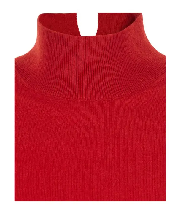 Pinko High-neck Logo-patch Sweater