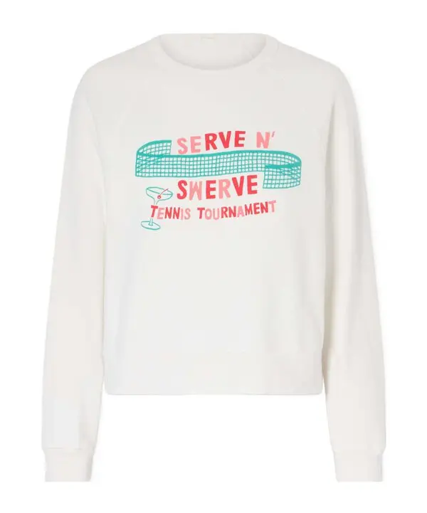 MOTHER Itty Concert Printed Cotton-jersey Sweatshirt - No