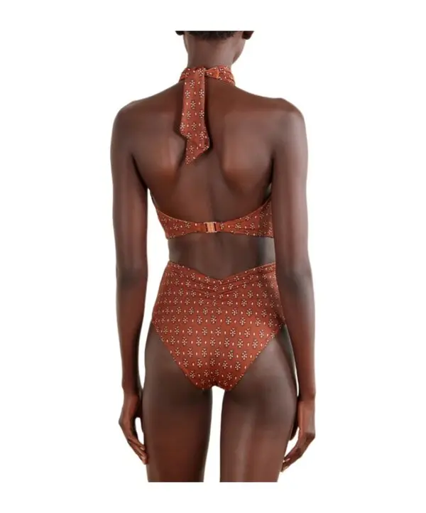 Johanna Ortiz Printed Recycled Bikini Top