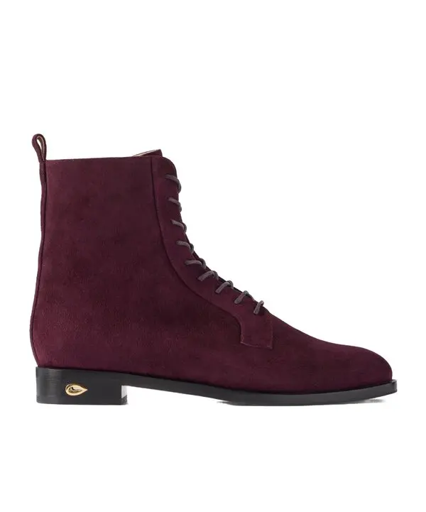 Jennifer Chamandi Solid Suede Ankle-boots