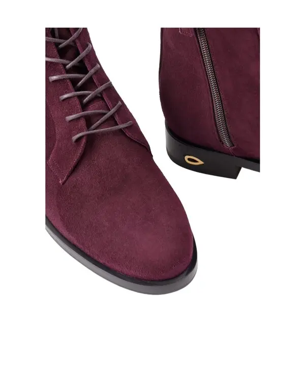 Jennifer Chamandi Solid Suede Ankle-boots