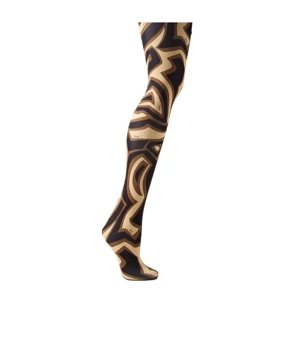 Emilio Pucci Printed Tights