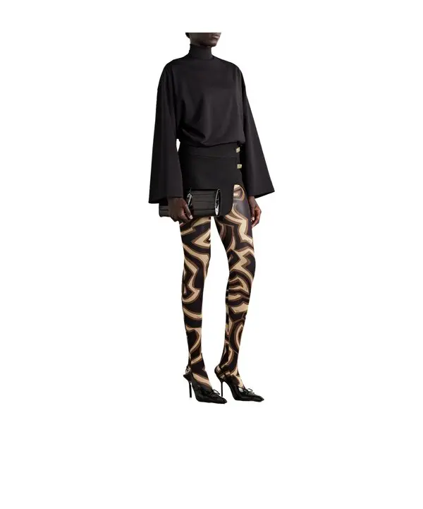 Emilio Pucci Printed Tights