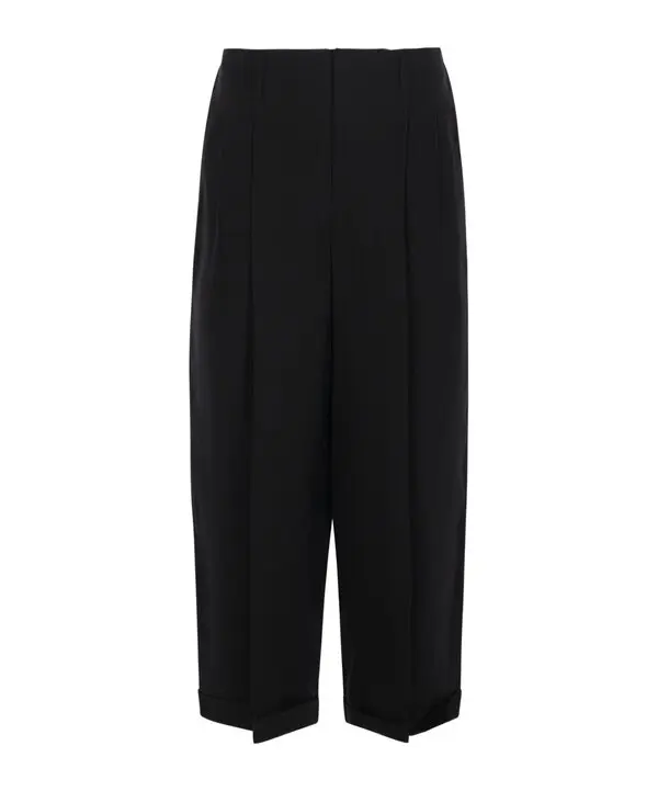 ANN DEMEULEMEESTER Agdar Pleated Tapered Trousers