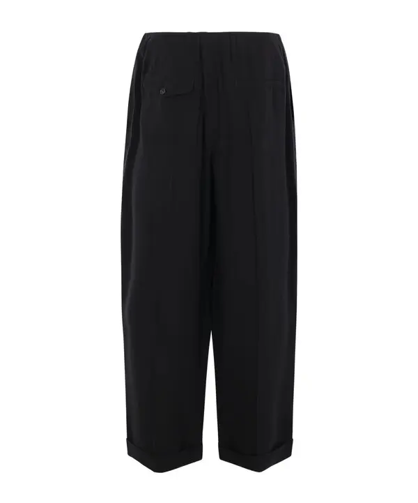 ANN DEMEULEMEESTER Agdar Pleated Tapered Trousers