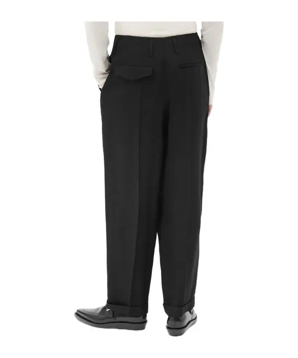 ANN DEMEULEMEESTER Agdar Pleated Tapered Trousers