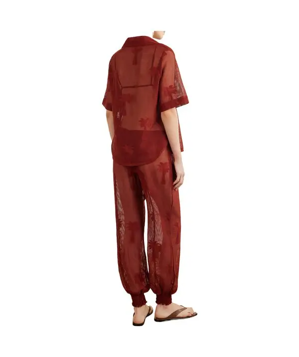 Johanna Ortiz Cotton-blend Mesh Shirt