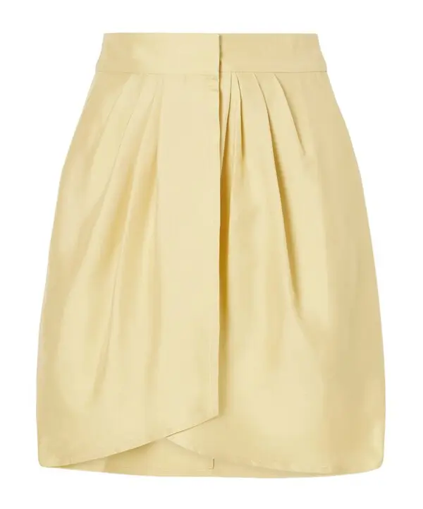 Le Kasha High-waisted Pleated Mini Skirt - No