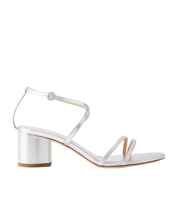 AeydĒ Metallic Leather Sandals