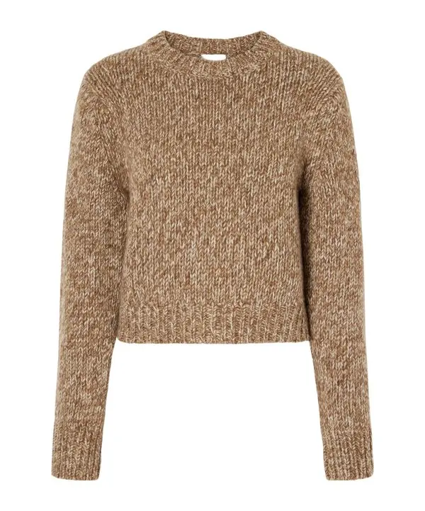 Le Kasha Cropped Knit Sweater - No