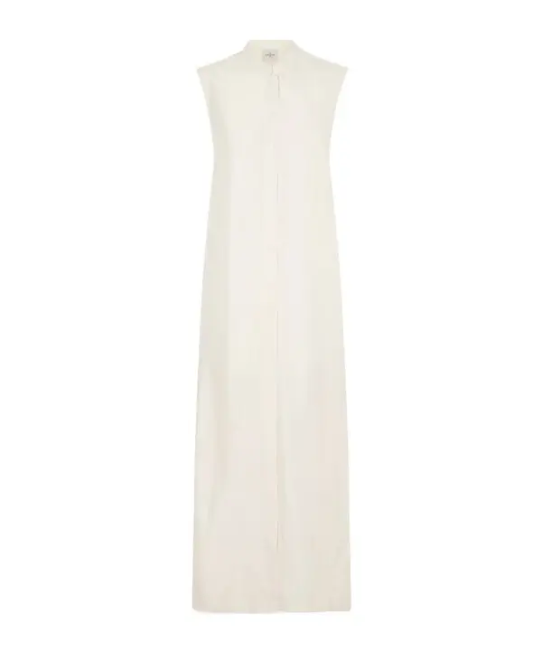Le Kasha Namsa Sleeveless Maxi Shirt Dress - No