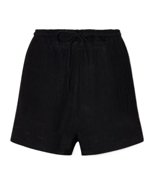 Le Kasha Tabag Linen Mini Shorts