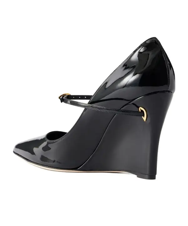 Jennifer Chamandi Patent-leather Pumps
