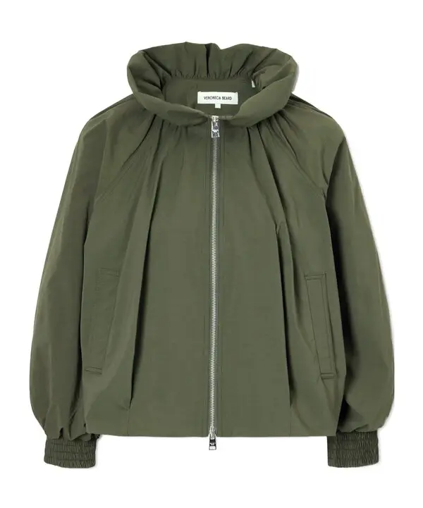 Veronica Beard Faille Bomber Jacket