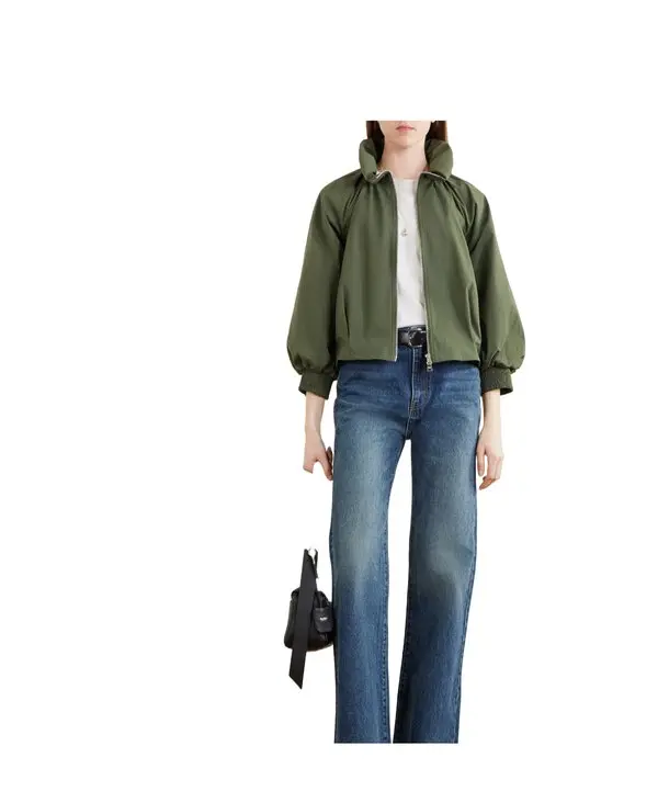 Veronica Beard Faille Bomber Jacket