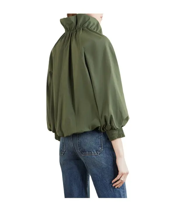 Veronica Beard Faille Bomber Jacket