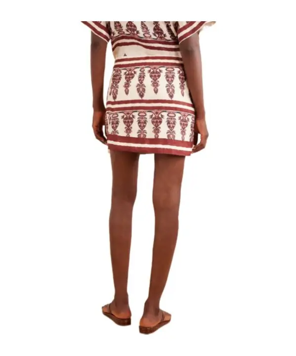 Johanna Ortiz Roots Pattern Mini Skirt