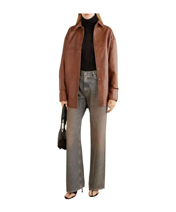 HAIKURE Victoria Leather Shirt