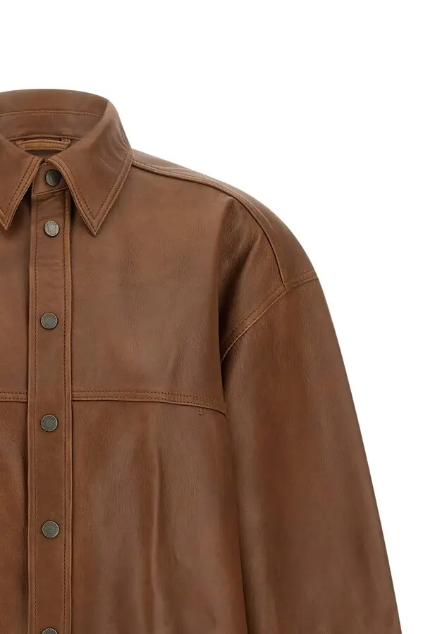 HAIKURE Victoria Leather Shirt
