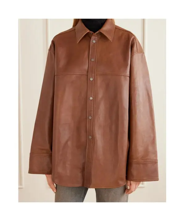 HAIKURE Victoria Leather Shirt
