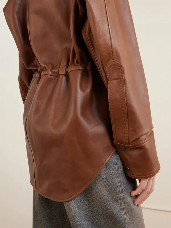 HAIKURE Victoria Leather Shirt