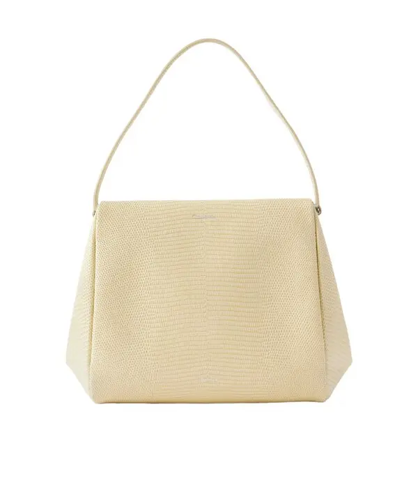 Calvin Klein Tina Snake-effect Leather Clutch Bag