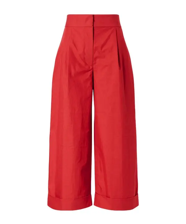 Proenza Schouler Talla Cotton-blend Wide-leg Pants