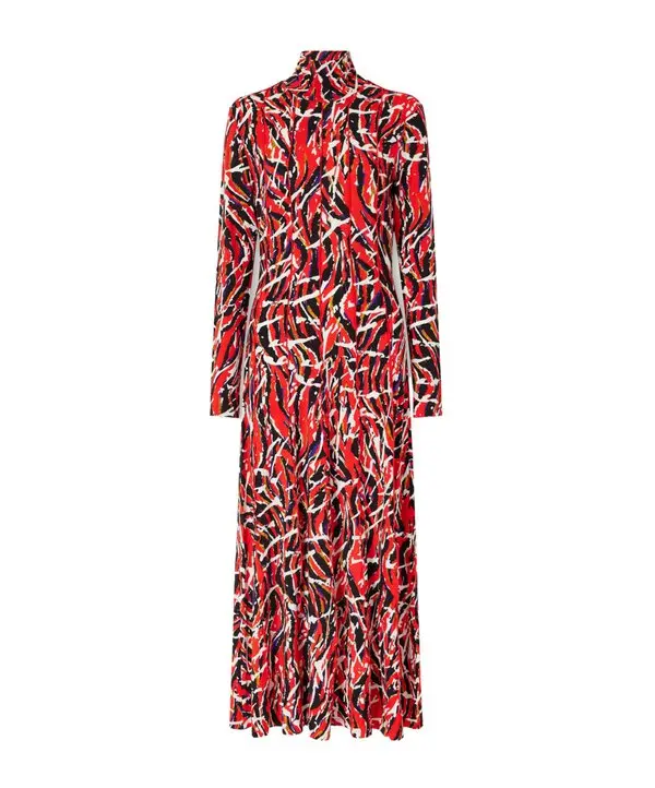 Proenza Schouler Printed Jersey Maxi Dress