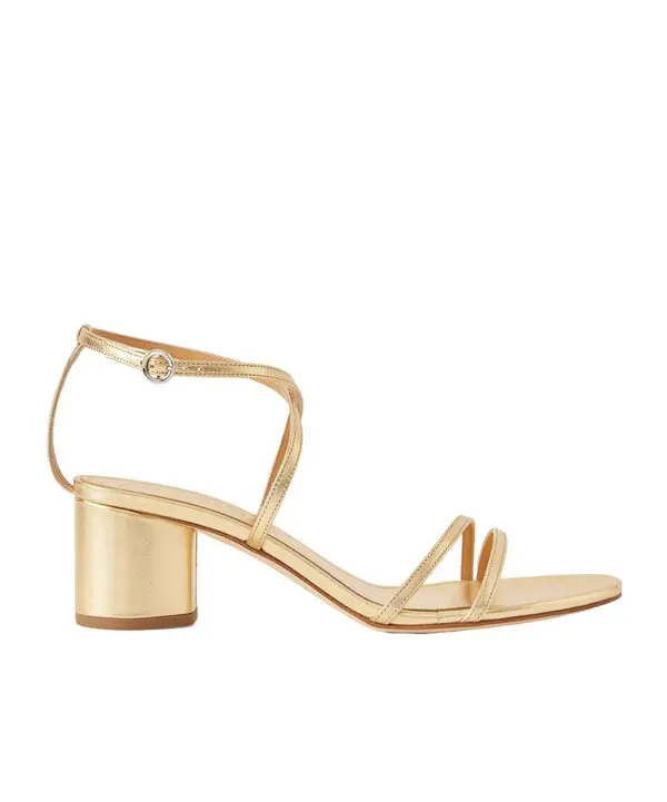 AeydĒ Metallic-leather Sandals