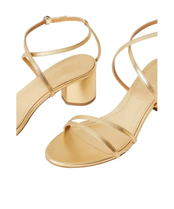 AeydĒ Metallic-leather Sandals