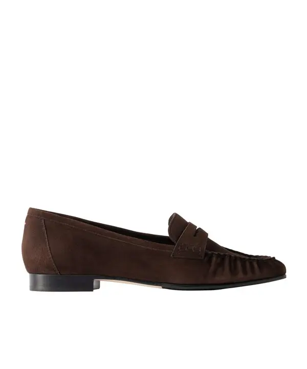 AeydĒ Suede Penny Loafers