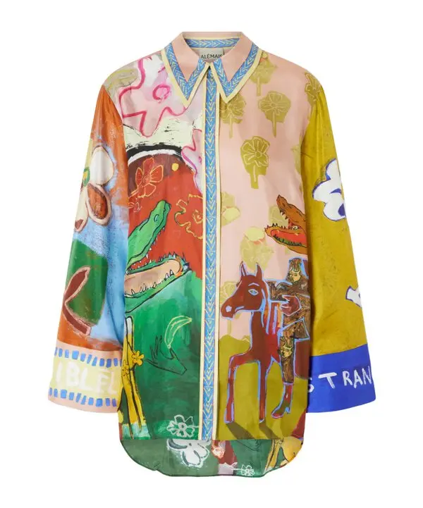 ALEMAIS Graffitiprint Longsleeve Shirt