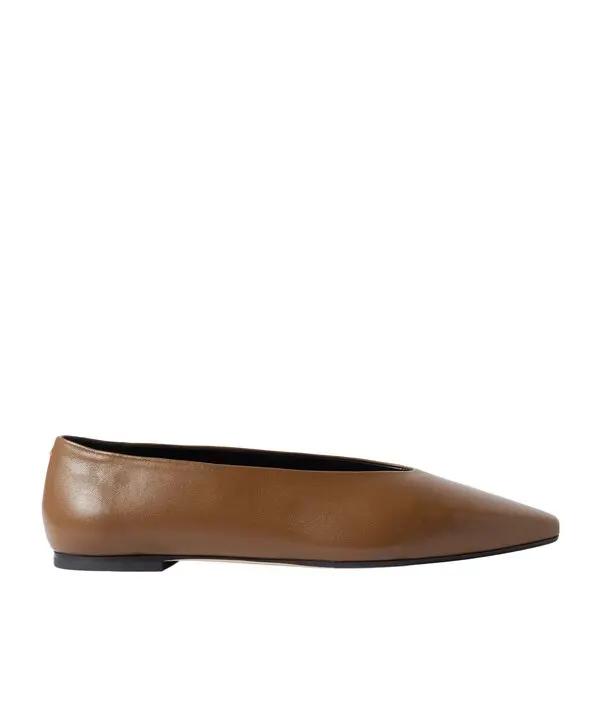 AeydĒ Betty Leather Ballet Flats
