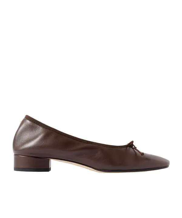 AeydĒ Bow-detailed Leather Pumps